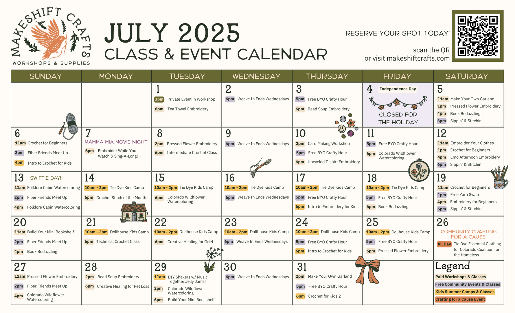 Calendar – Makeshift Crafts