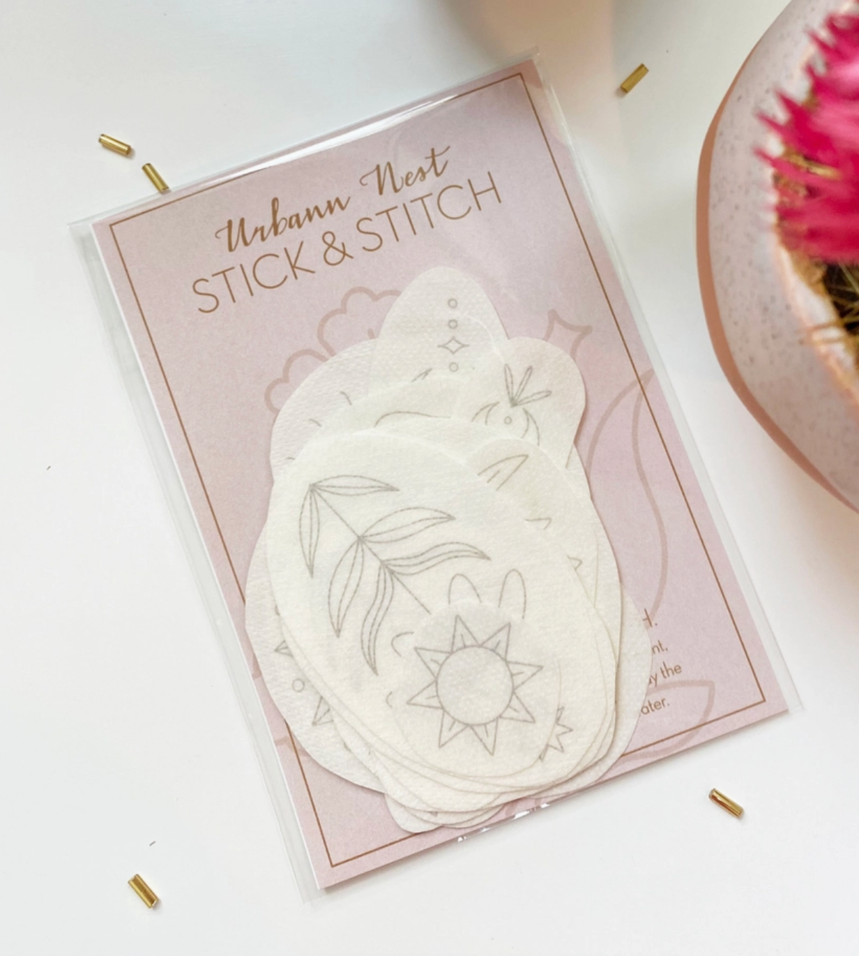 Urbann Nest Embroidery Stick and Stitch Packs – Makeshift Crafts